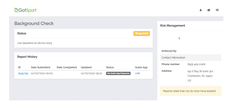 Complete Background Screening - USSSA